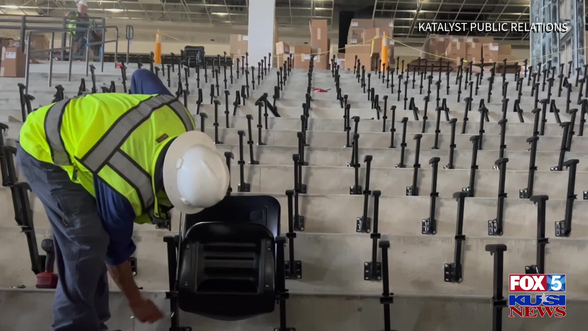 New seating installed at Frontwave Arena – FOX 5 San Diego & KUSI News