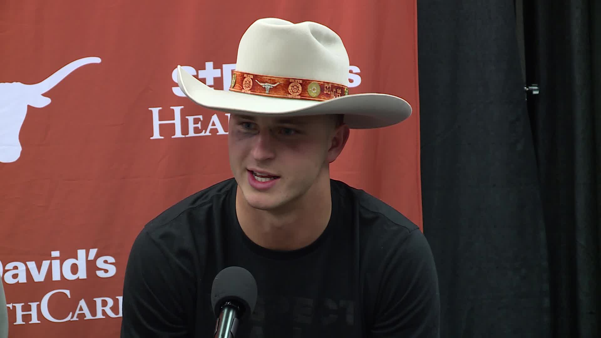 Texas safety Michael Taaffe on Jake Ehlinger, fan’s sign mocking his ...