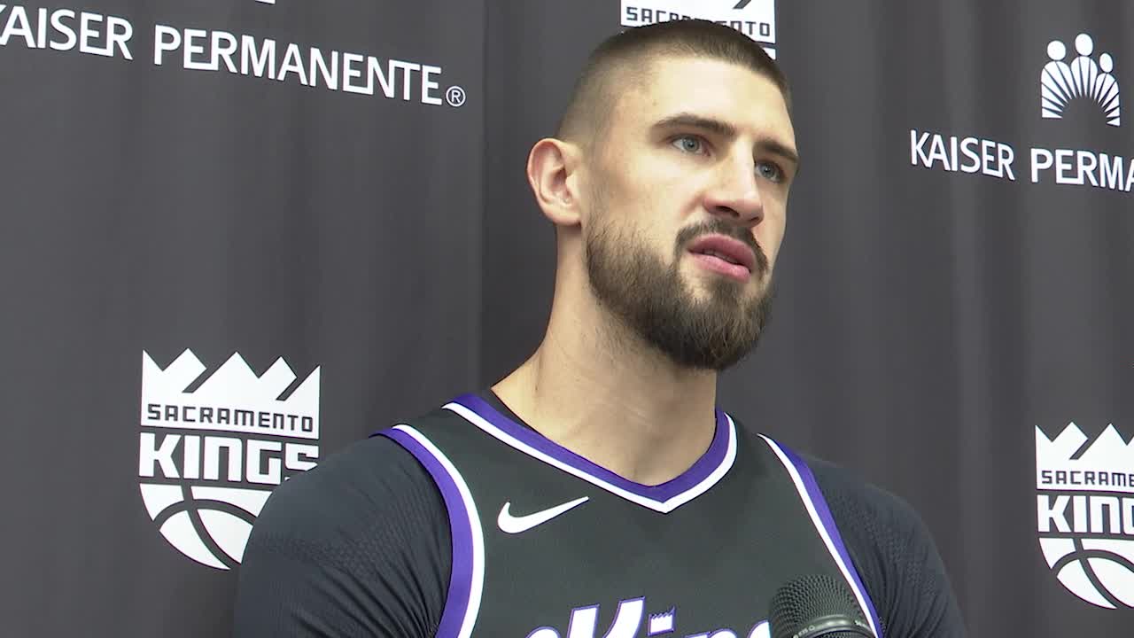 Kings center Alex Len – Sacramento Kings Media Day 2024 – FOX40 News
