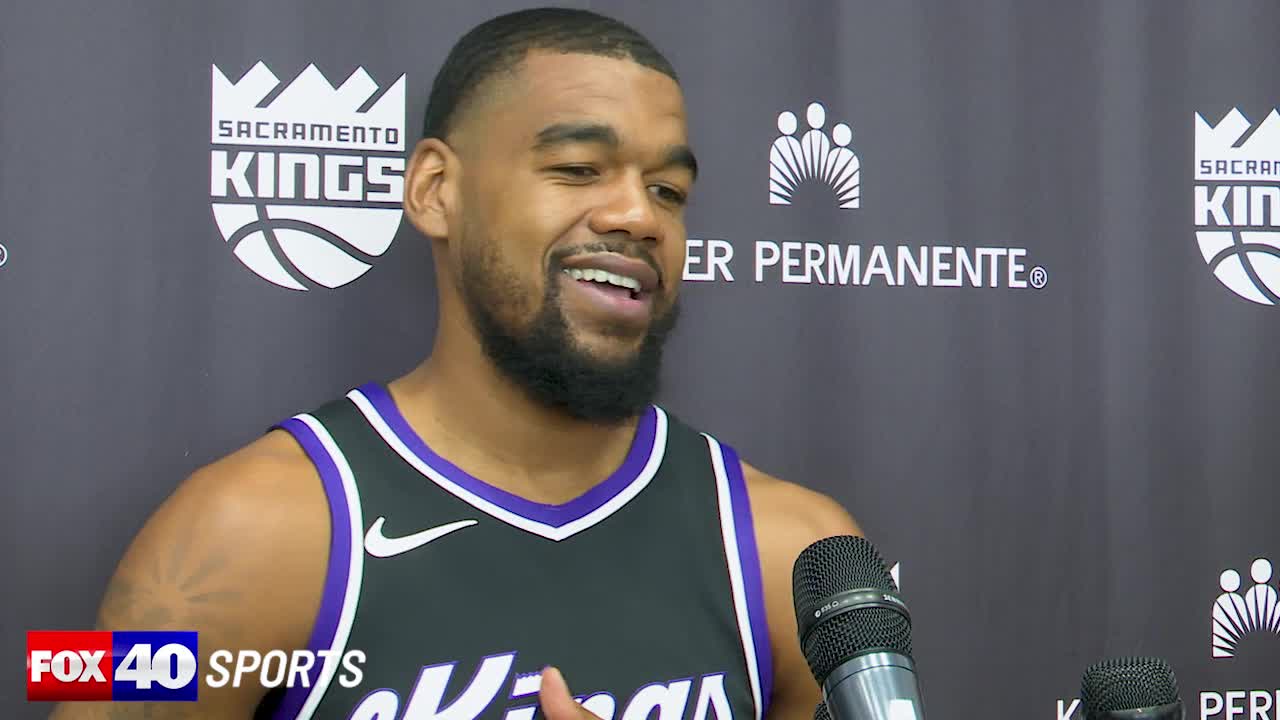 Kings two-way guard Mason Jones – Sacramento Kings Media Day 2024 ...