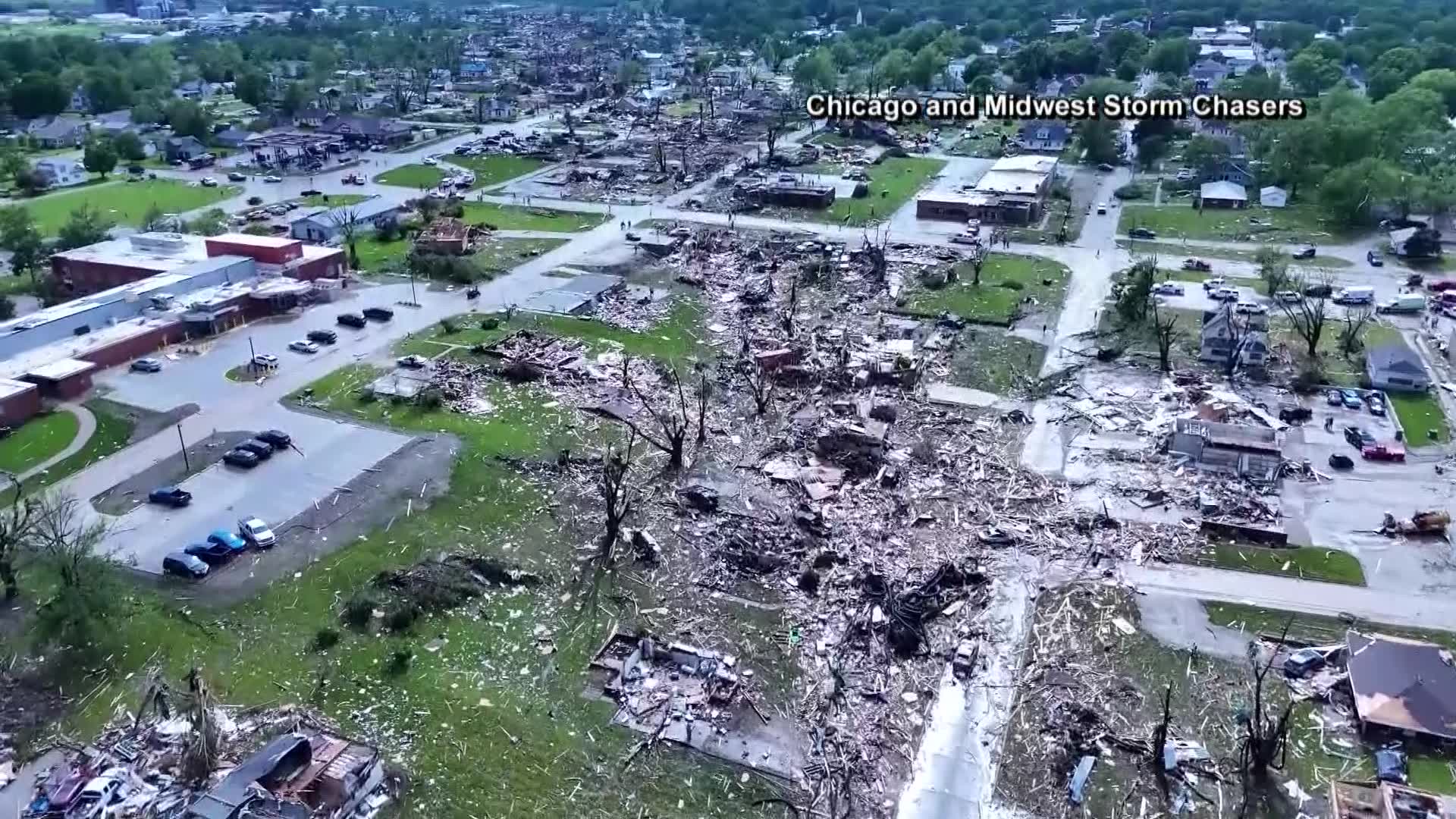 Greenfield, Iowa tornado damage – KSN-TV