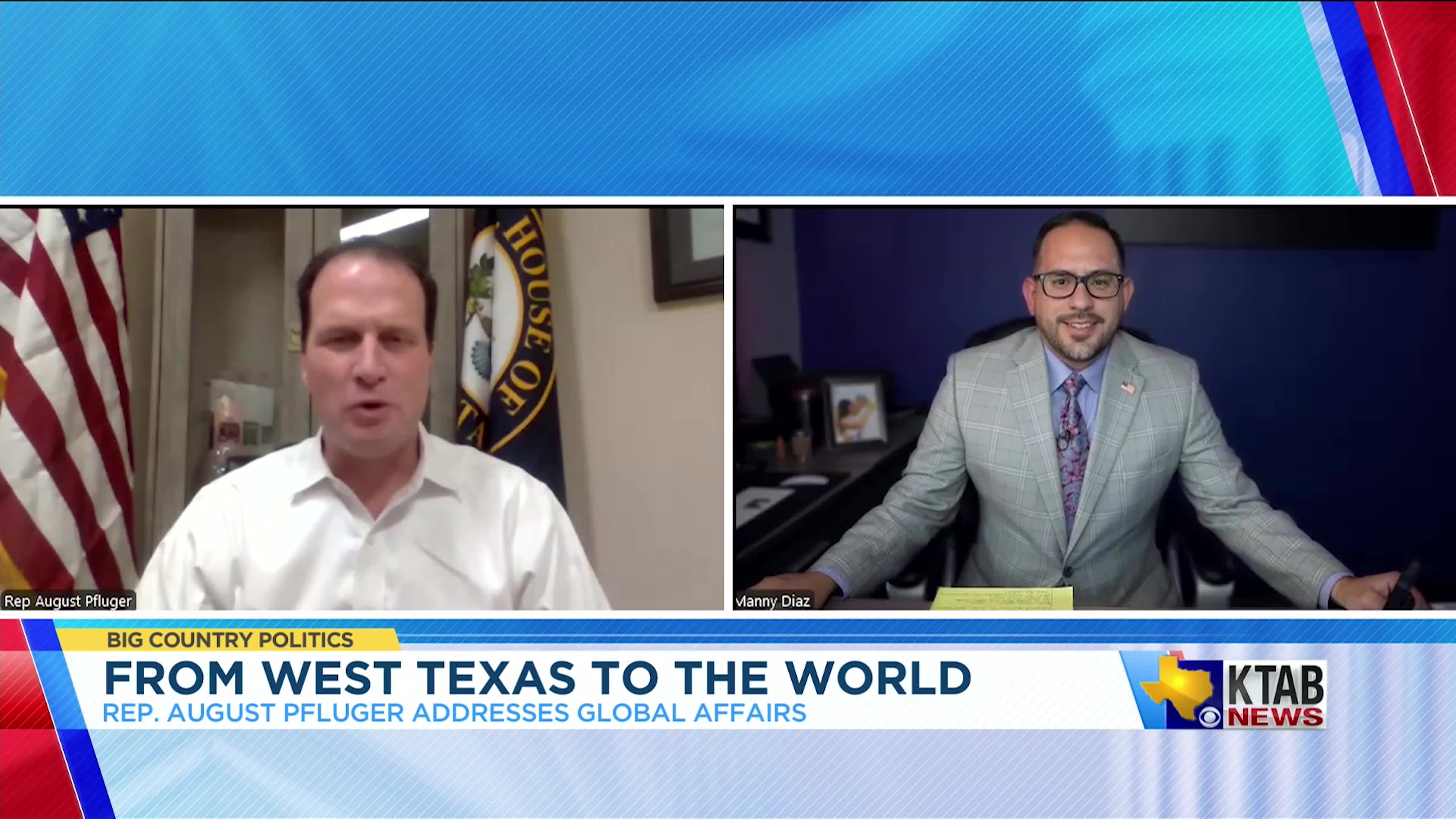 Congressman Pfluger talks national security, West Texas oil industry ...