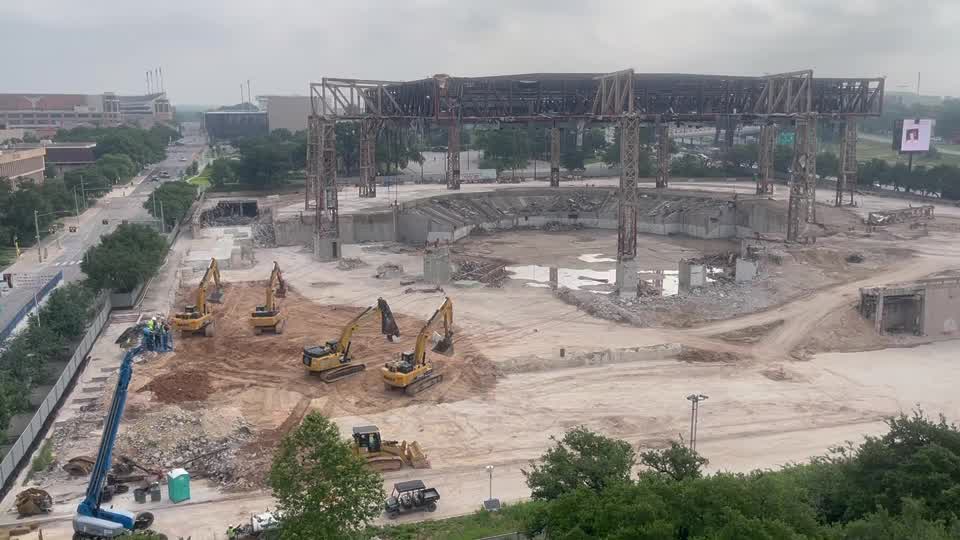 Erwin Center officially demolished – KXAN Austin