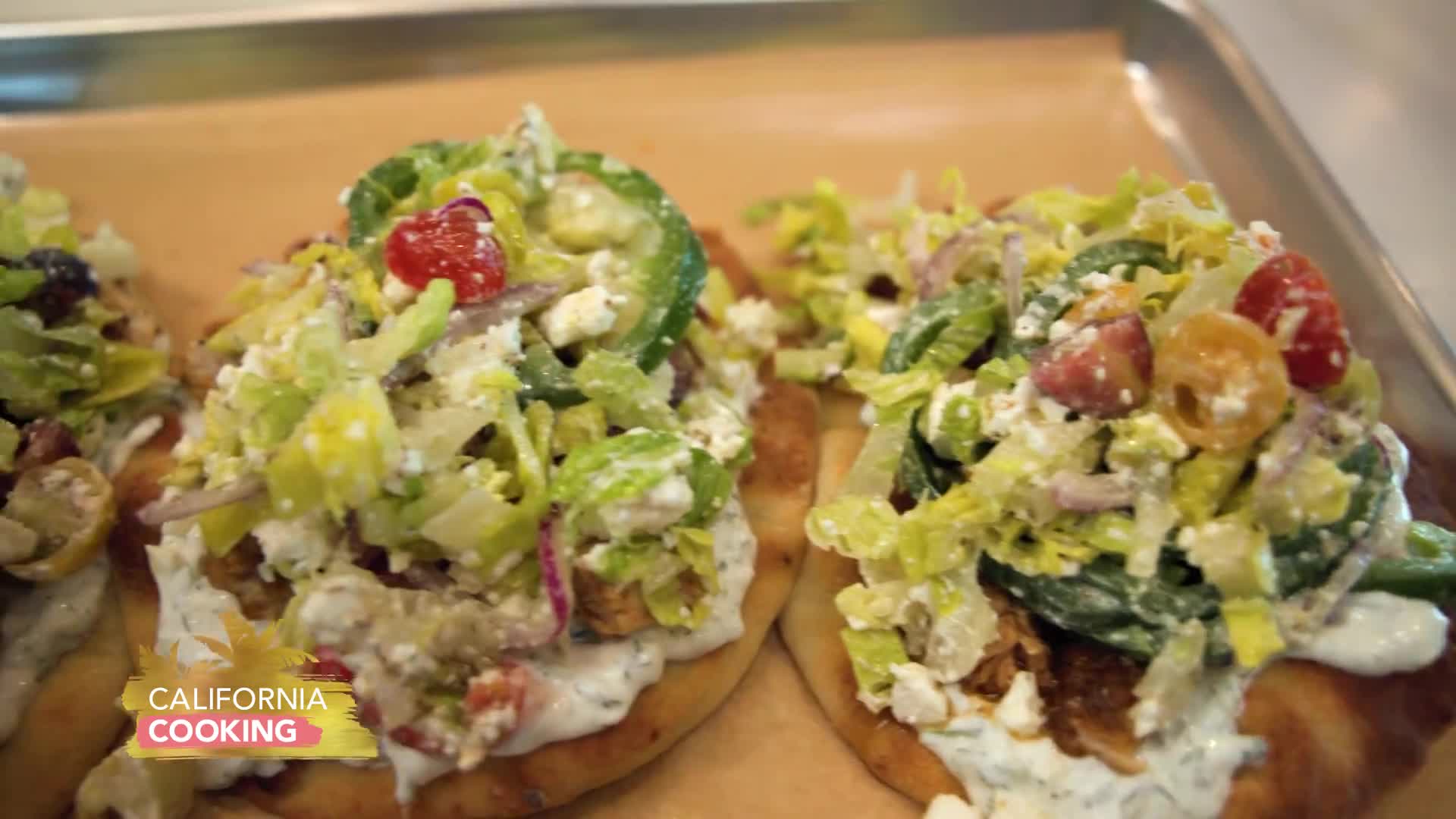Gyro chicken flatbread – KTLA