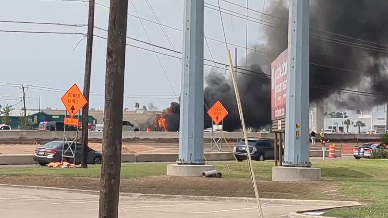 Pharr 18 wheeler fire – KVEO-TV