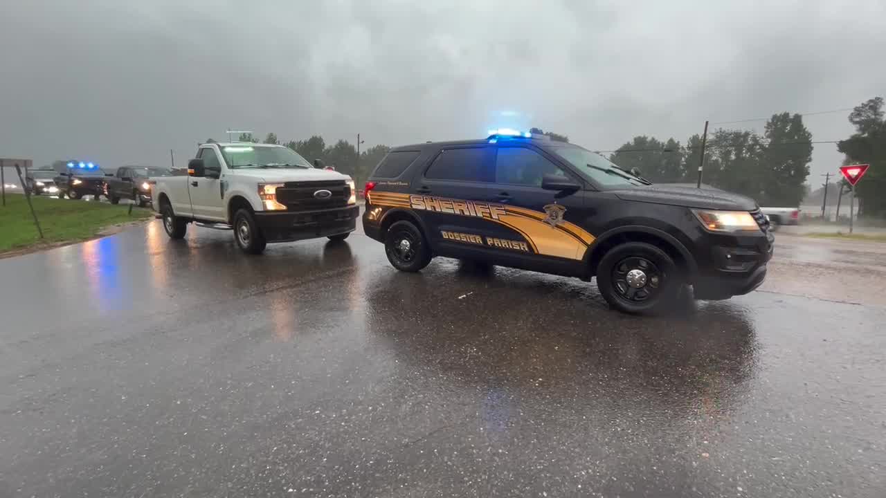 Weather conditions in Bossier Parish as Tropical Storm Beryl moves in ...